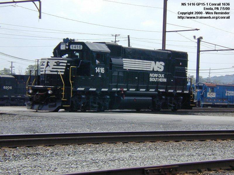 Post Conrail Repaints, Norflok Southern Repaint List